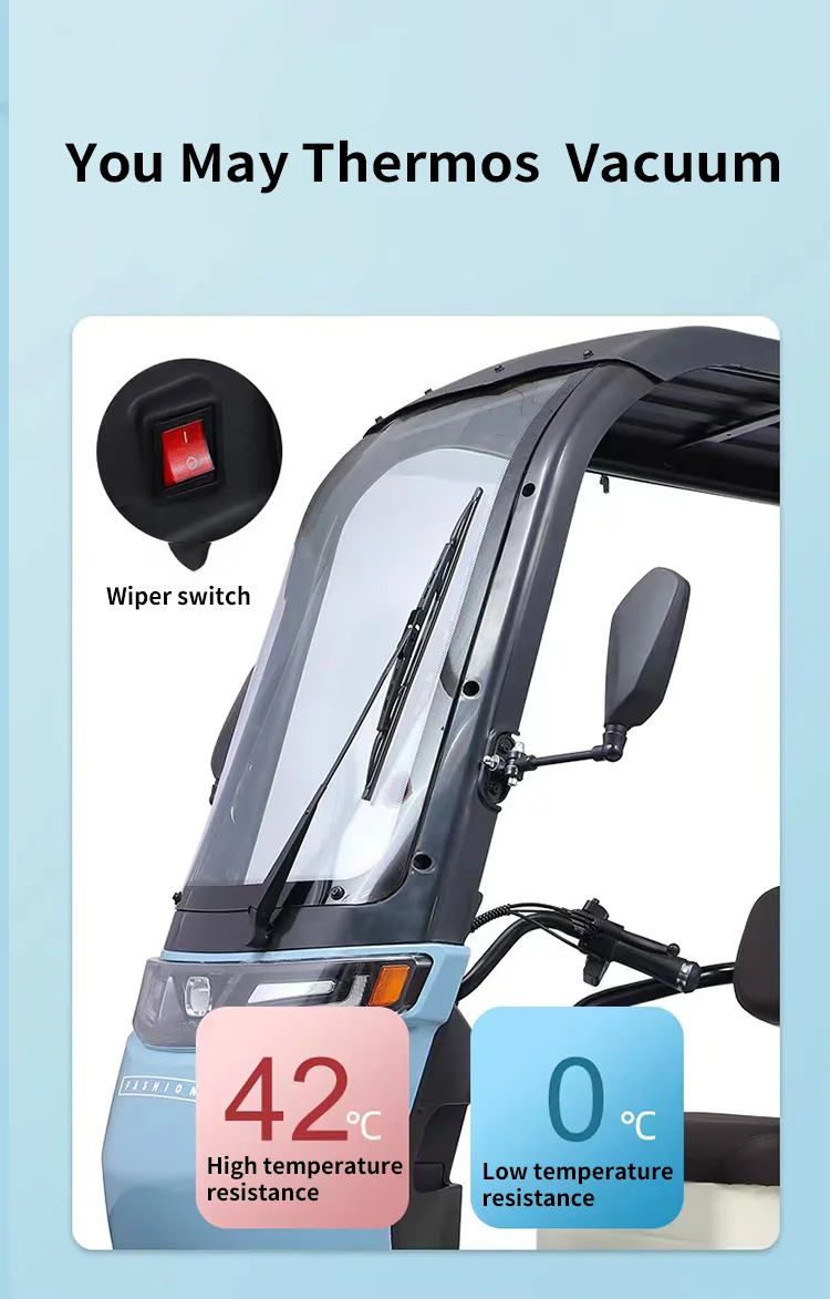 Heavy Duty Rickshaw Electric Tricycle With Canopy For Adult With Solar ...