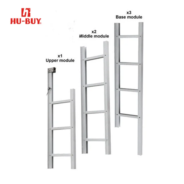 Modern Aluminum Fire Escape Extension Ladders/fire Telescopic Roof Rack ...