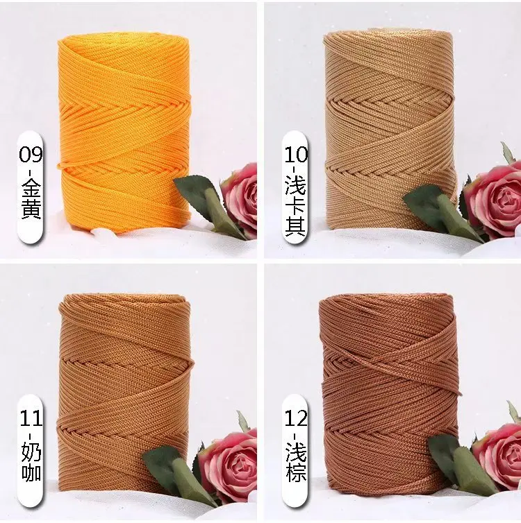 Light Viscose Ice Rope 3mm - Versatile Knitting Yarn