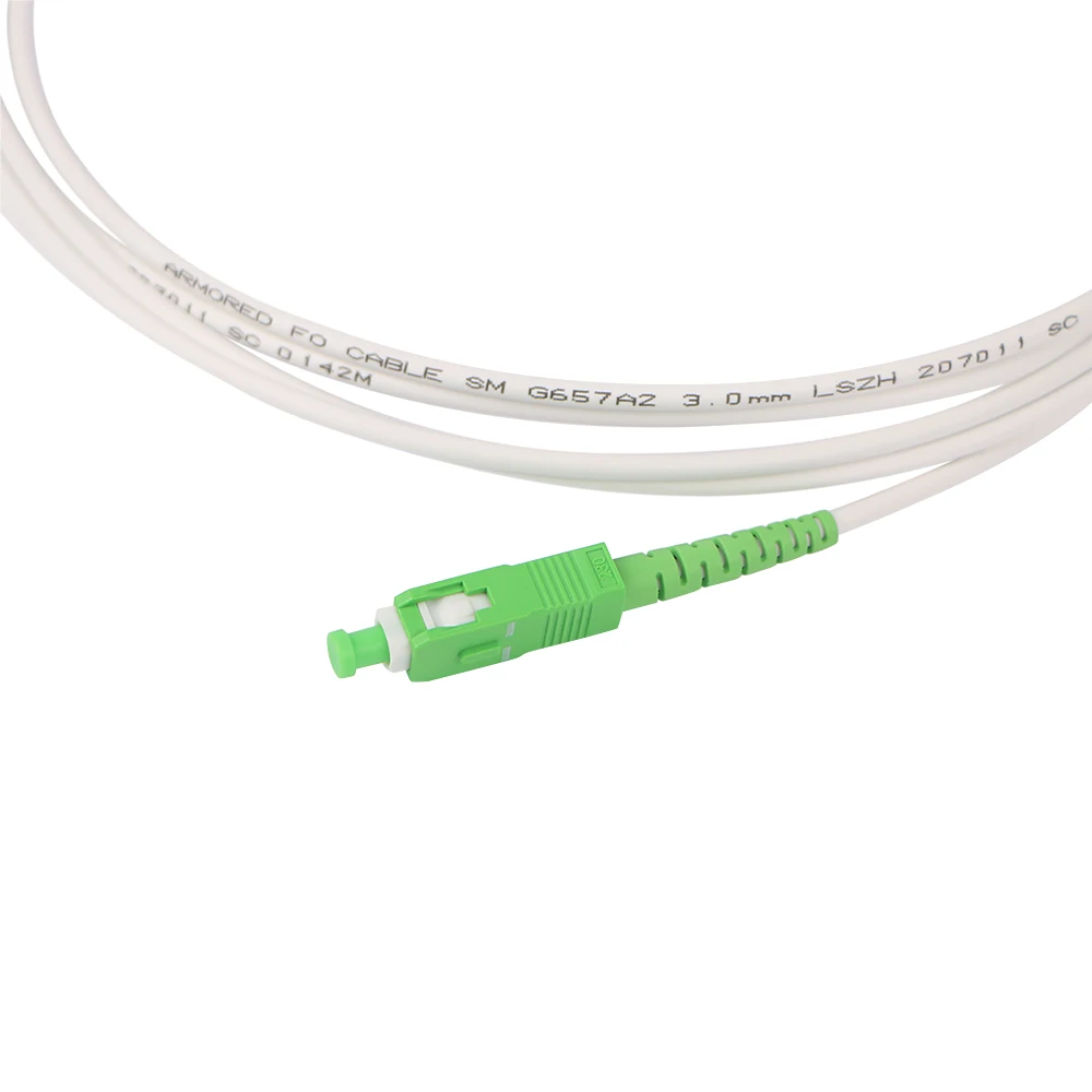 Sc/apc-sc/apc Simplex Singlemode 3.0mm Pvc And Lszh Fiber Optical Patchcord With G652d G657a1 ...