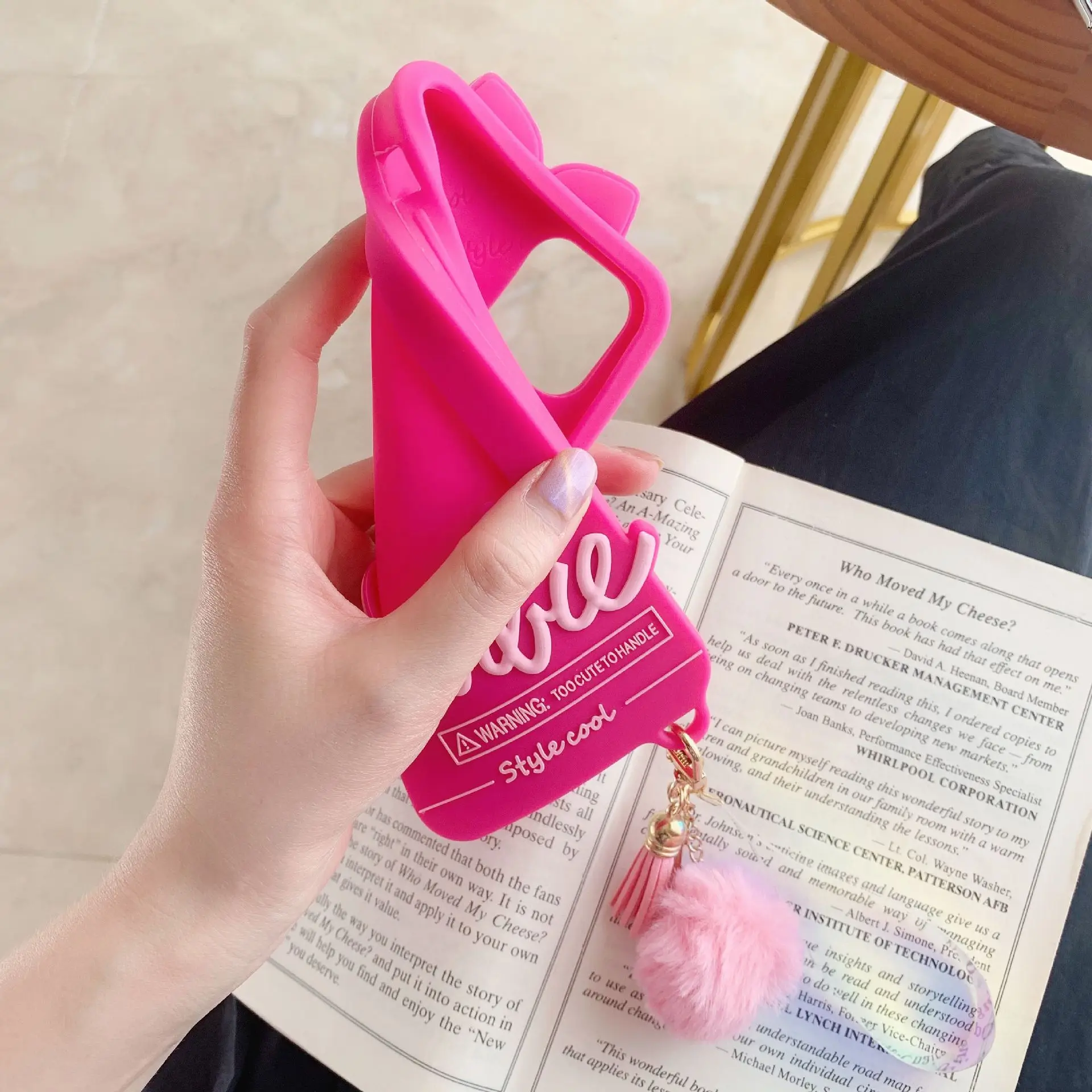 Luxury Girl Lovely Pink Mirror Barbie Cell Phone Case For Phone 14 13 ...