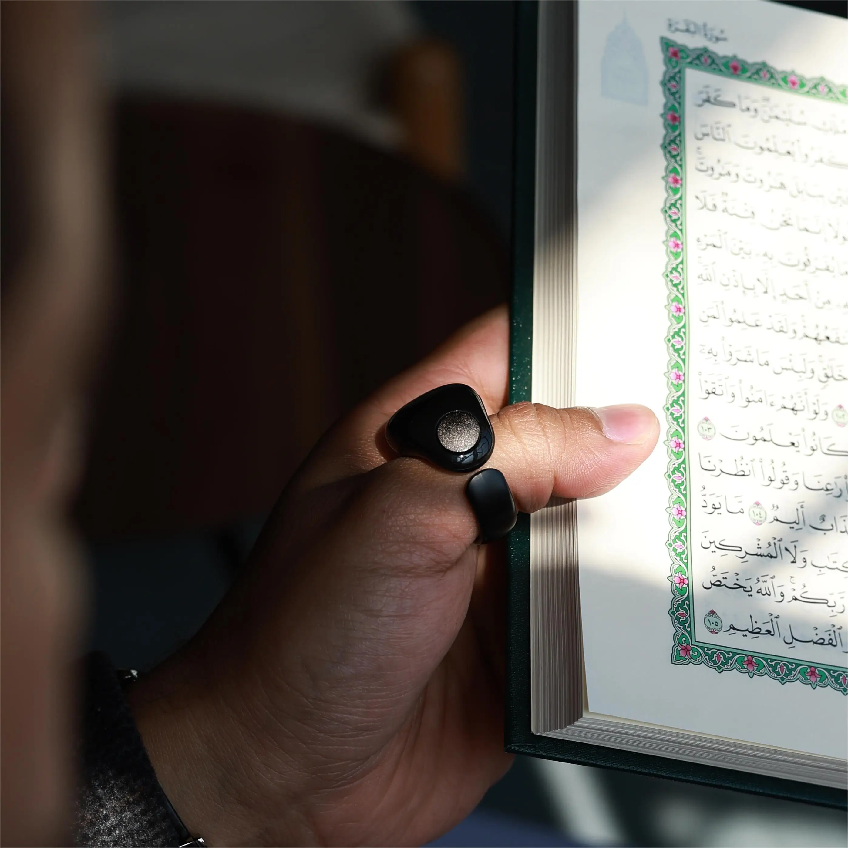 Muslim Style Alloy Digital Tasbih Counter Prayer Ring