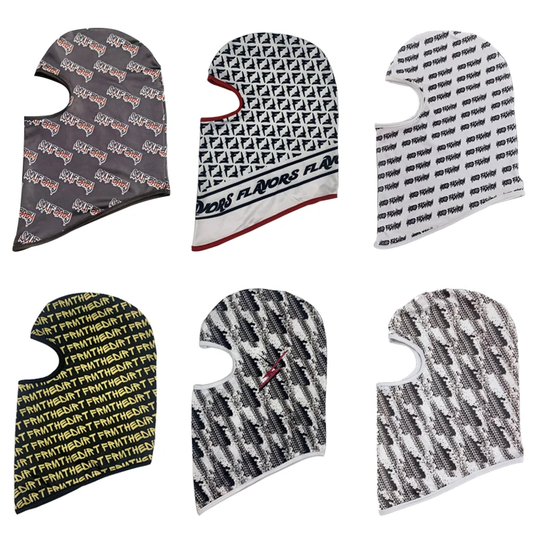 Custom Logo Pro Sublimated Balaclava Ski Mask - Breathable & Waterproof