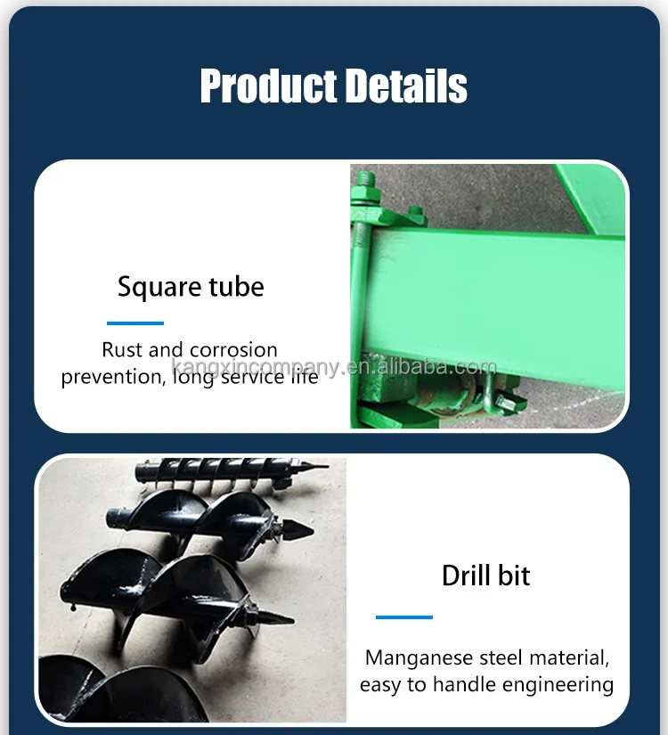 For Tree Planting Farm Implements Tractor Post With Pto Shaft Hole ...