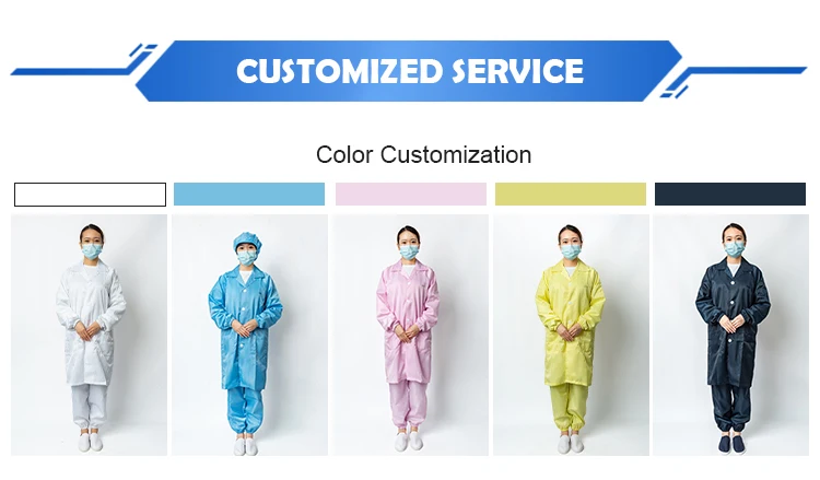 Quality Guarantee Clean Room Garment Lab Coverall Uniform Dust Proof ...