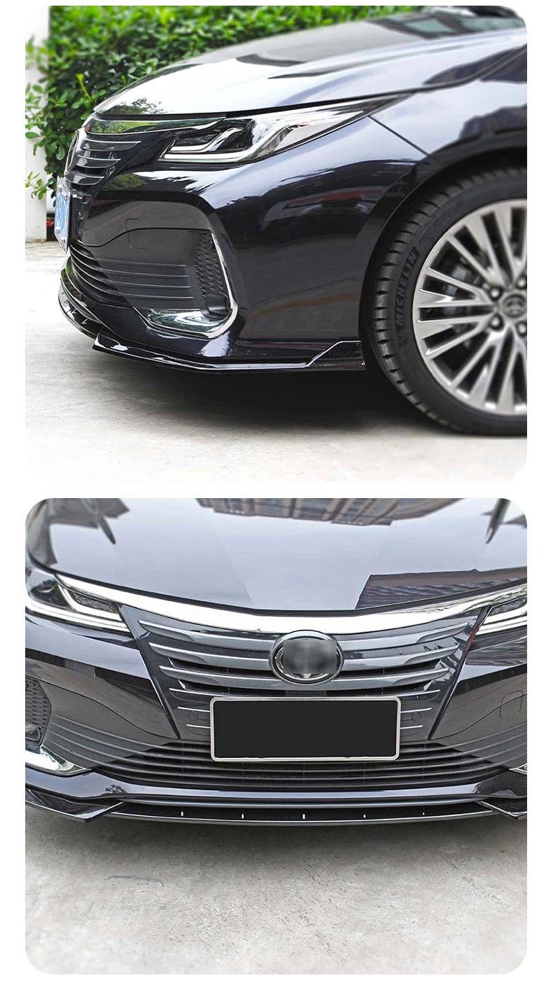 New for Toyota Allion Body Kit Front Bumper Splitter Lip Spoiler ...