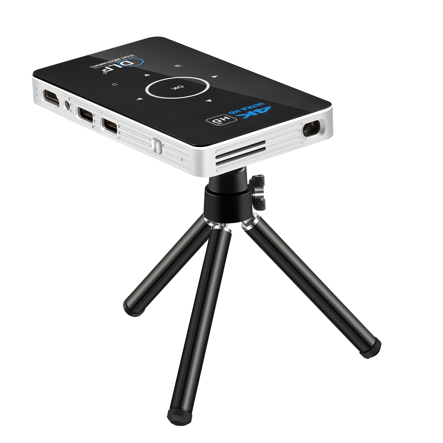 2022 Portable DLP Projector - 4K Ultra Small Size & Android 9.0