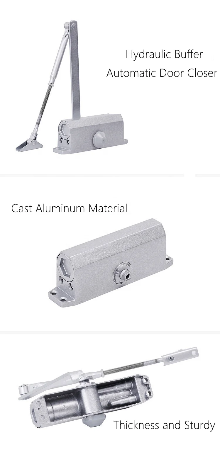 Spring Loaded Door Closer - Adjustable, Durable, and Efficient