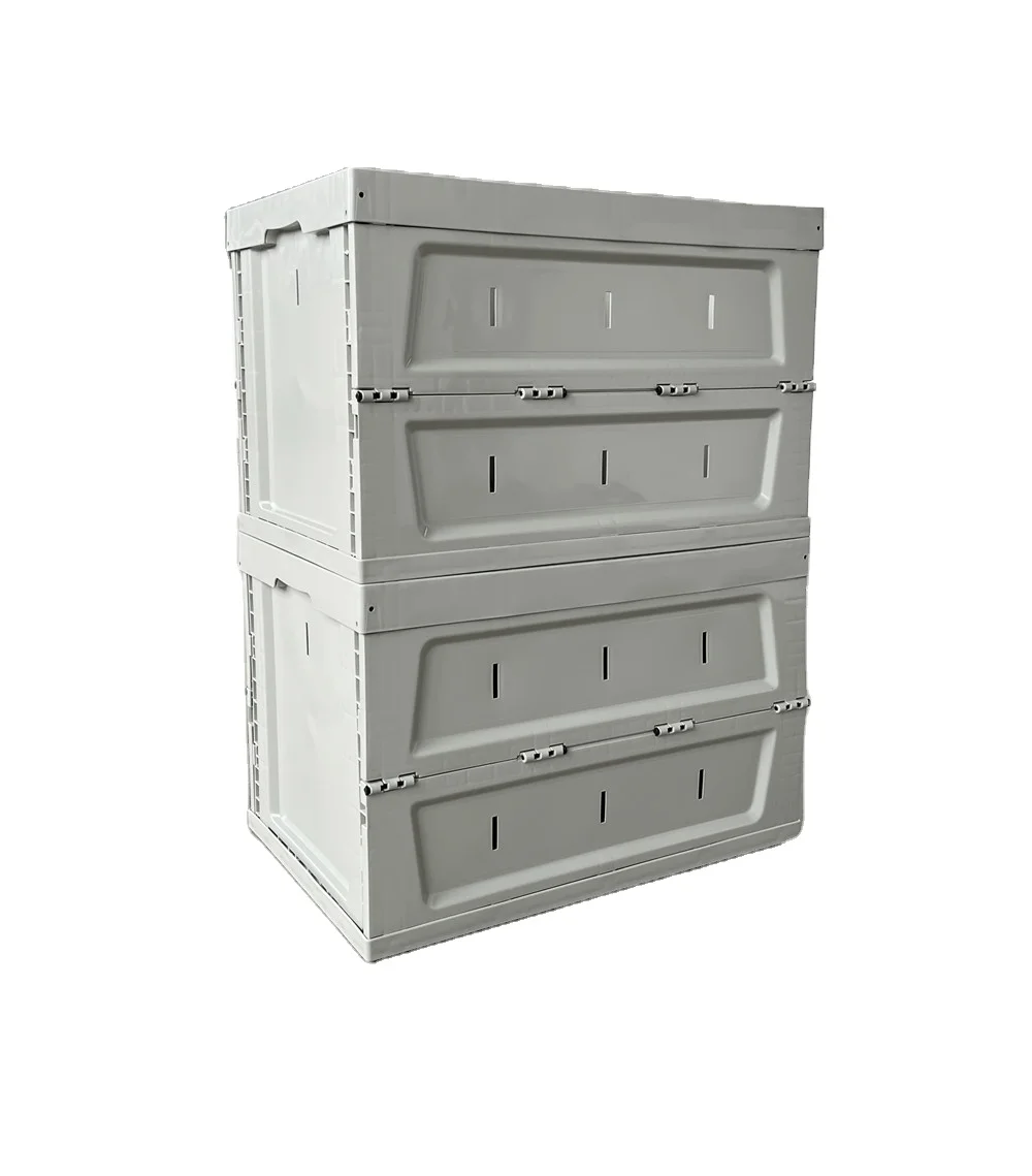Plastic Logistics Stacking Storage Moving Collapsible Storage Box ...