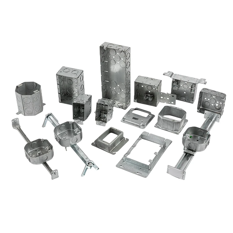 Galvanized Steel Metal Box Switch Box Metal Cable Socket&switch Outlet ...