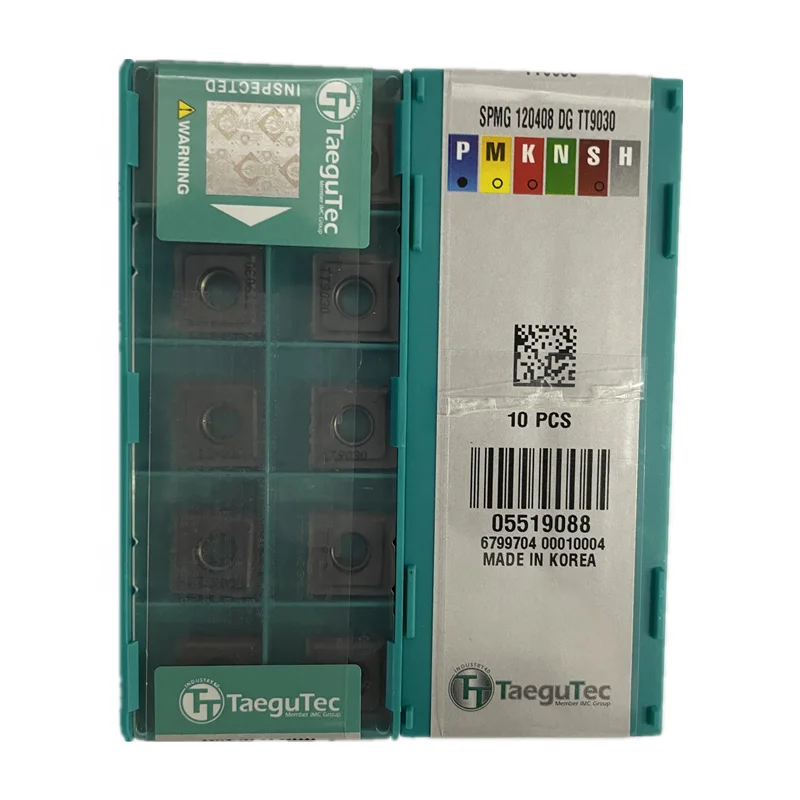 Taegutec SPMG120408 DG TT9030 U Drills Inserts for Drilling