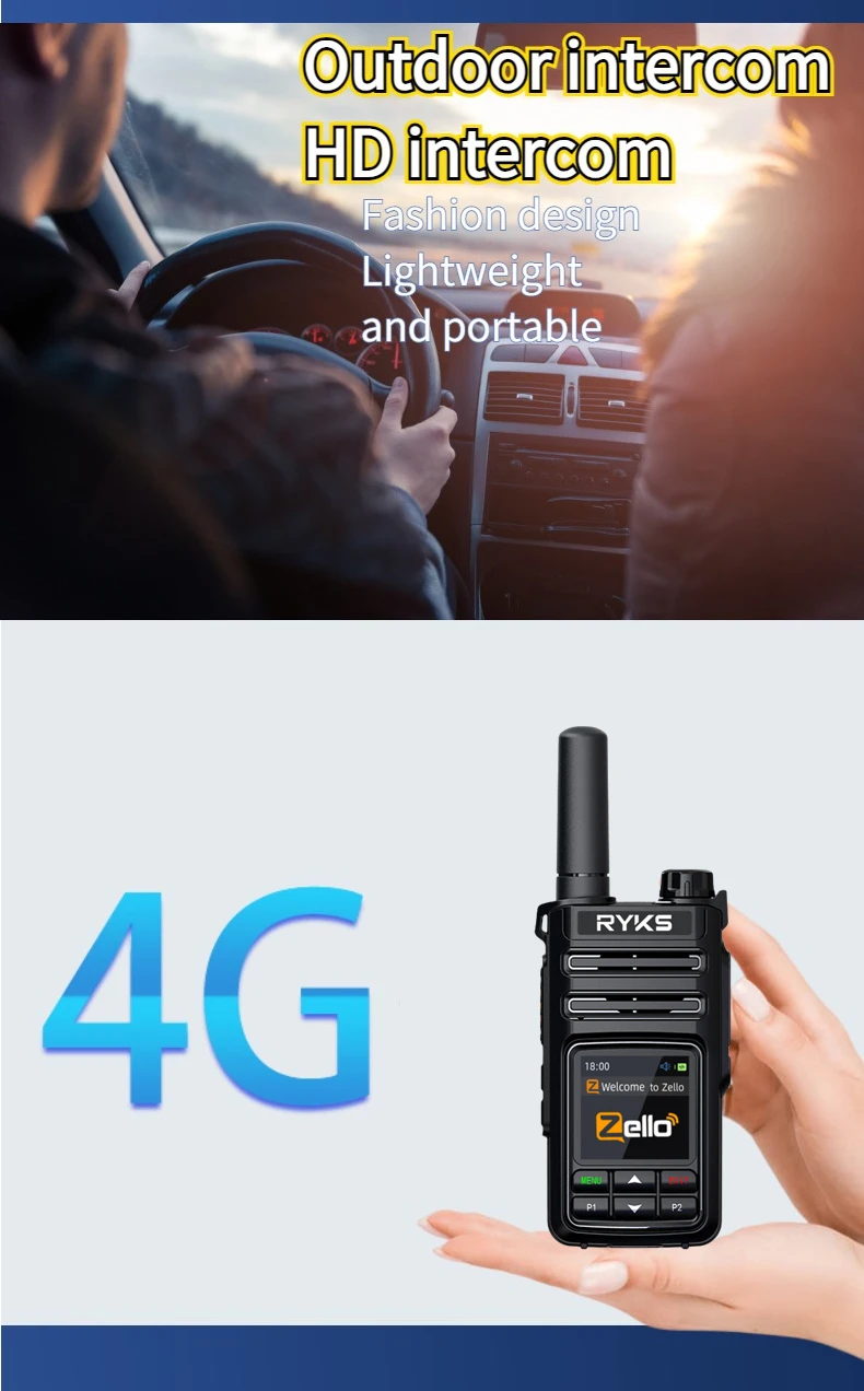 Two Way Radio Walkie Talkie Mobile Radio Woki Toki Ham Zello Walkie ...