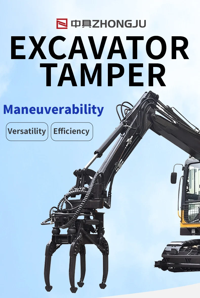 Railroad Tamping Head Excavator Tamping Pick Railway Roadbed Track Line ...