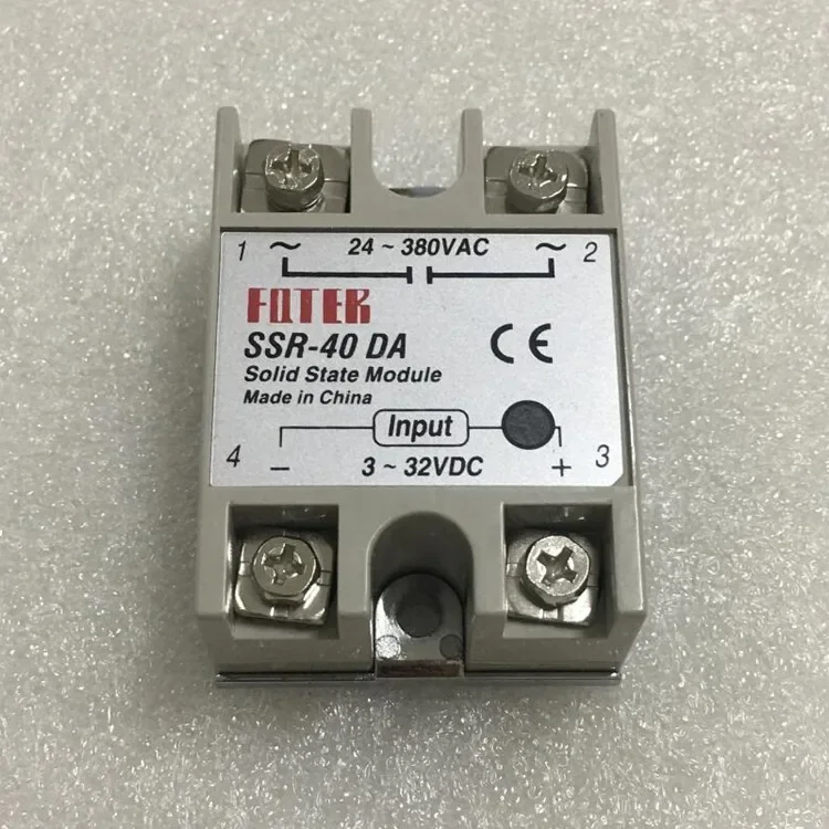 24v-380v 40a 250v Ssr-40da Dd Fotek Solid State Relay Module 12v Relay ...