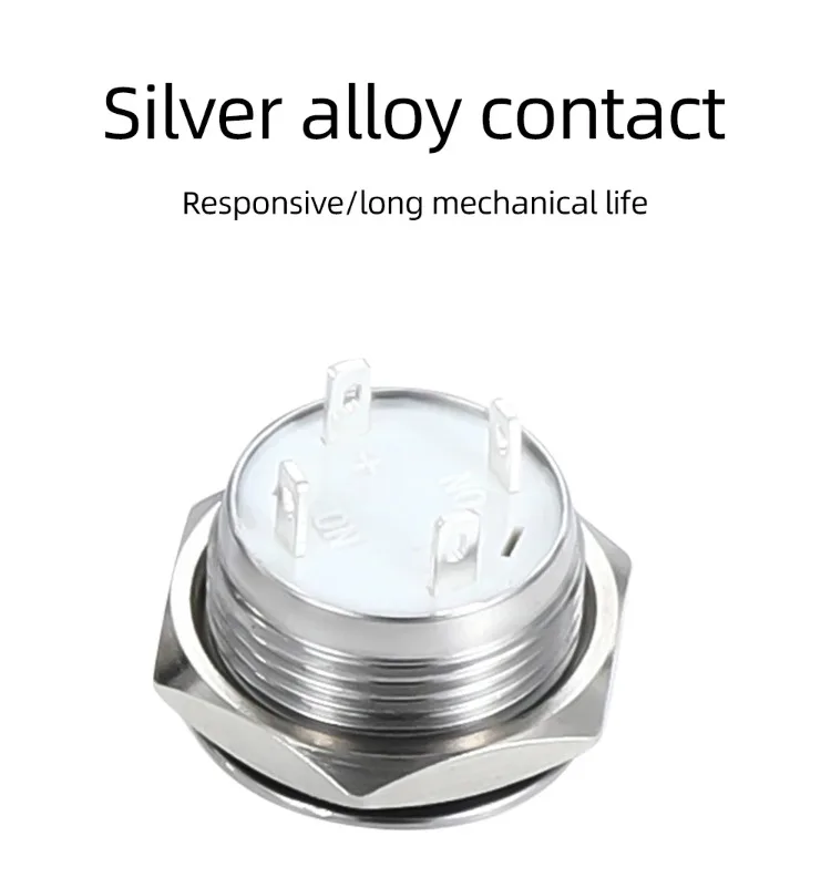 Stainless Steel Push Button Switch with IP65 Protection