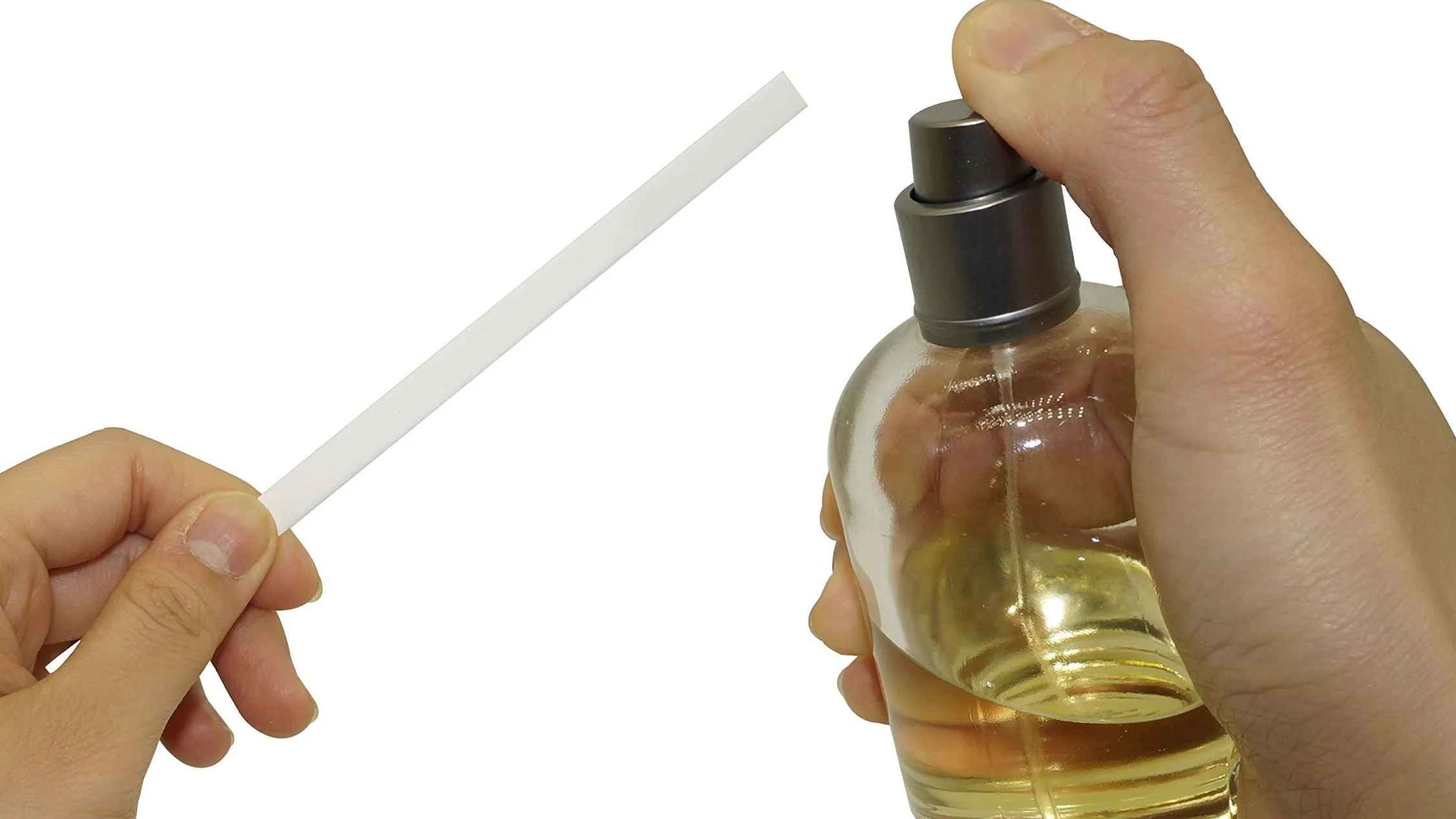 Brand Gold Logo Black White Fragrance Blotters Cards Perfume Blotter ...