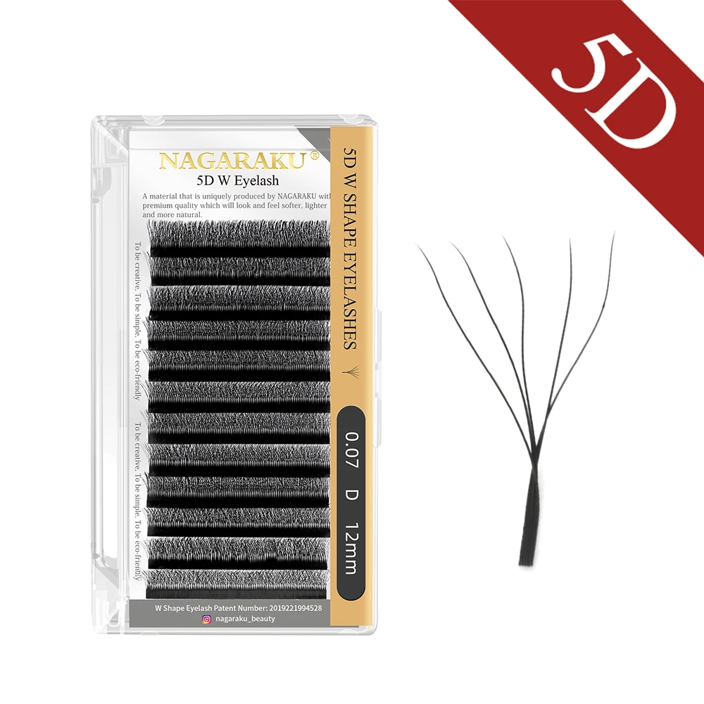 NAGARAKU 3D-6D W Shape Volume Eyelash Extensions