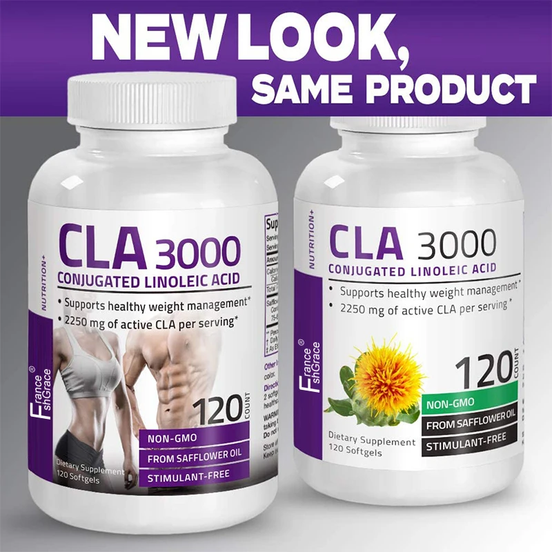 2250 Mg Of Active Cla Healthy Weight Management Cla 3000 Capsules With ...