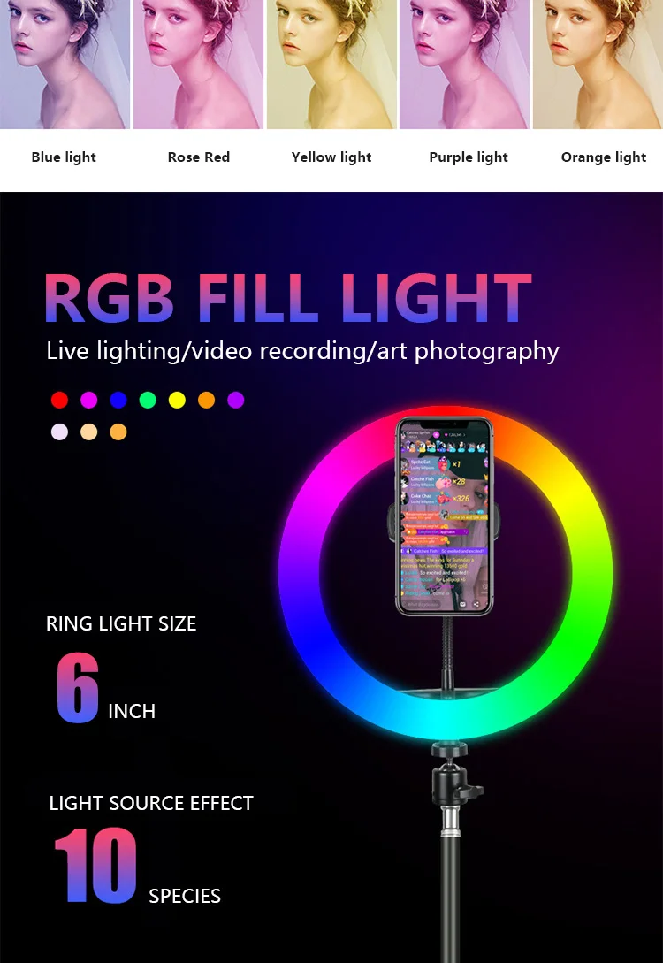 Cheap Price RGB LED 12 Pulgadas - Portable Light Ring