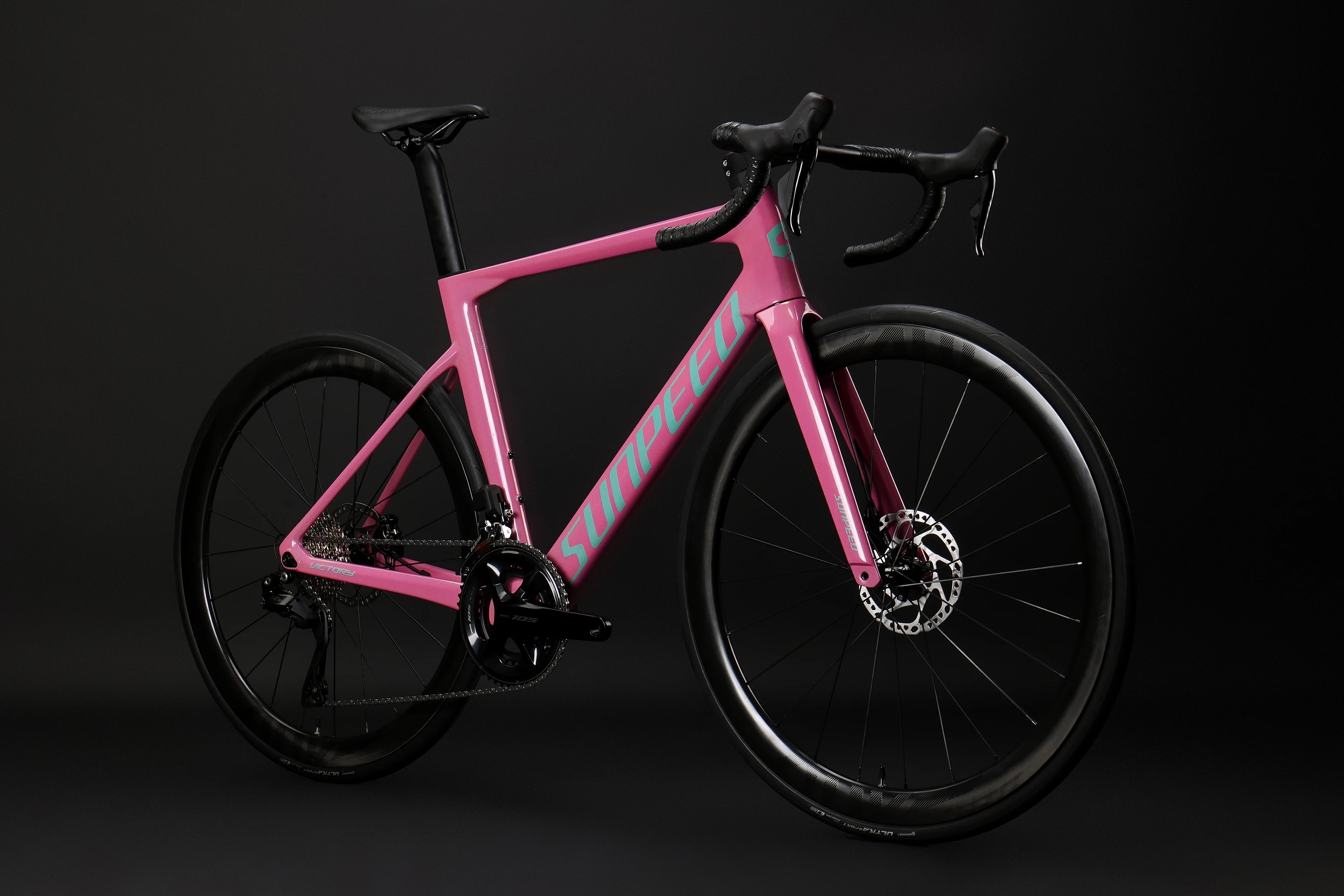 SUNPEED VICTORY - 700C Carbon Road Bike with 24 Speeds