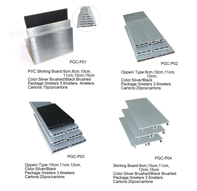 Kitchen Cabinet Pvc Kitchen Plinth Panel Aluminum Plastic Cupboard ...