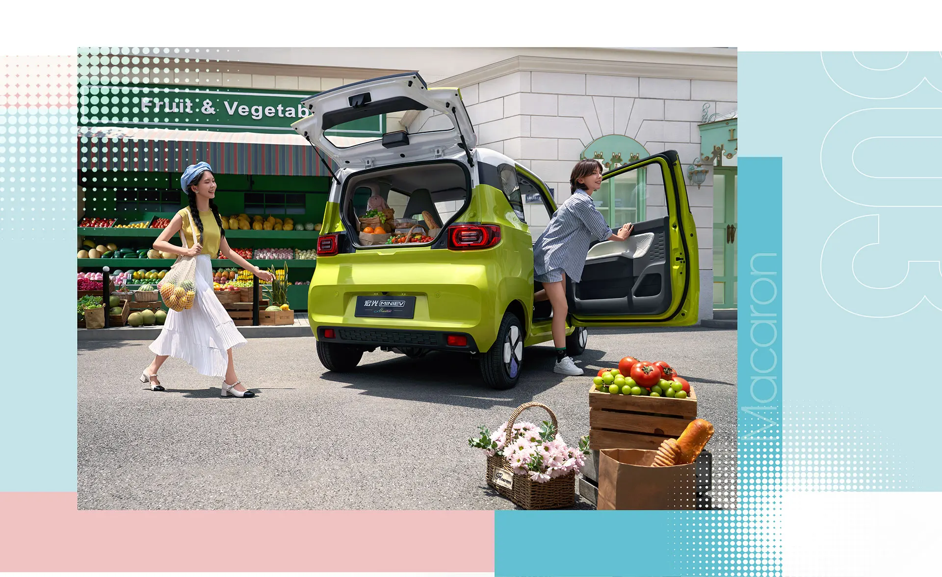 Wuling Hongguang Nano Mini Ev Hongguang Miniev 2023 300 Km High-speed Electric Vehicle For Sale ...