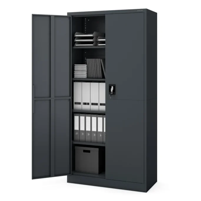 2 Door File Storage Cabinet Almirah Steel General Use Office Furniture ...