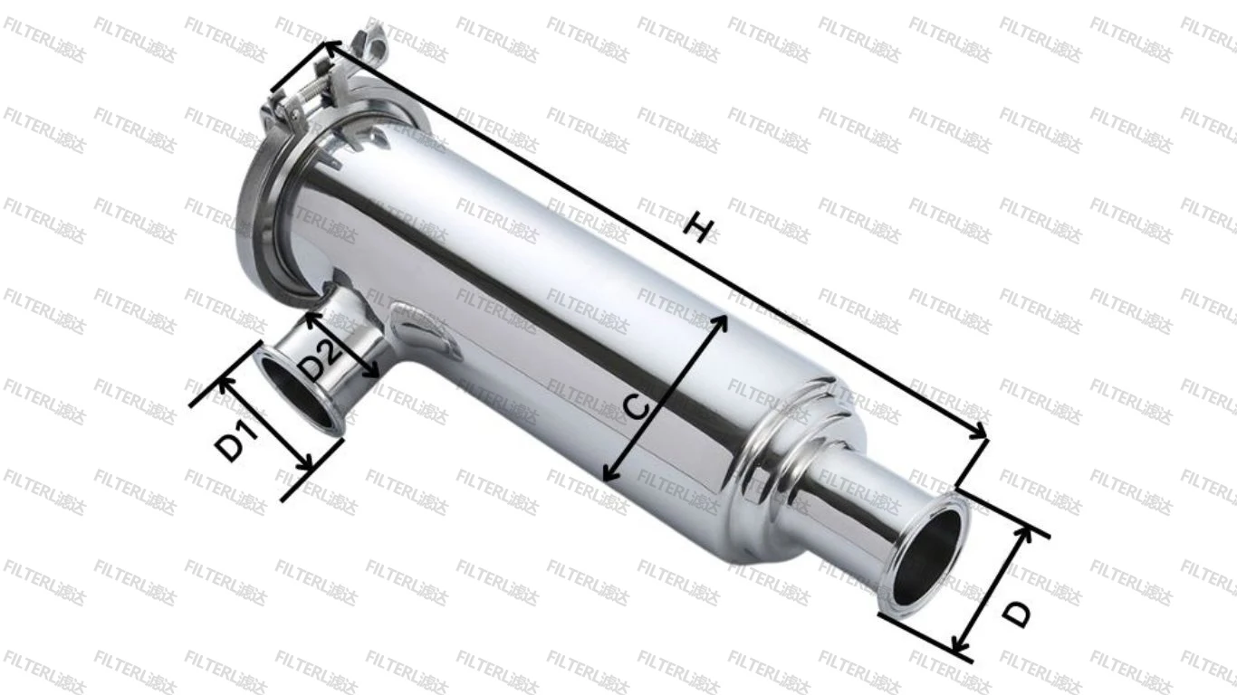 30-300 Meshes Screen Sanitary Beer Ss304 Stainless Steel Thread Male 1. ...