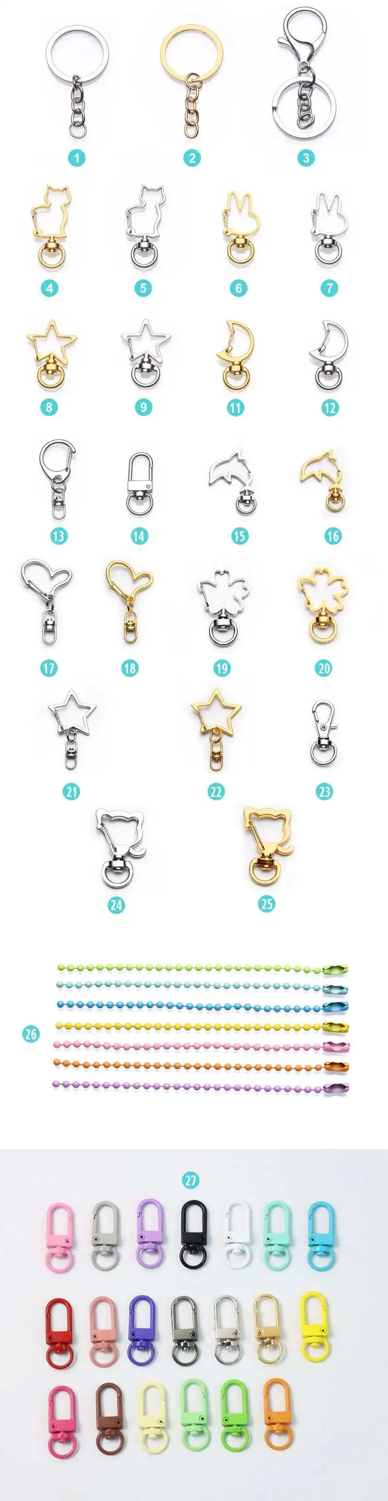 Customized Cute Keychain,Glitter Keychain,Double Sided Shaking Charm ...