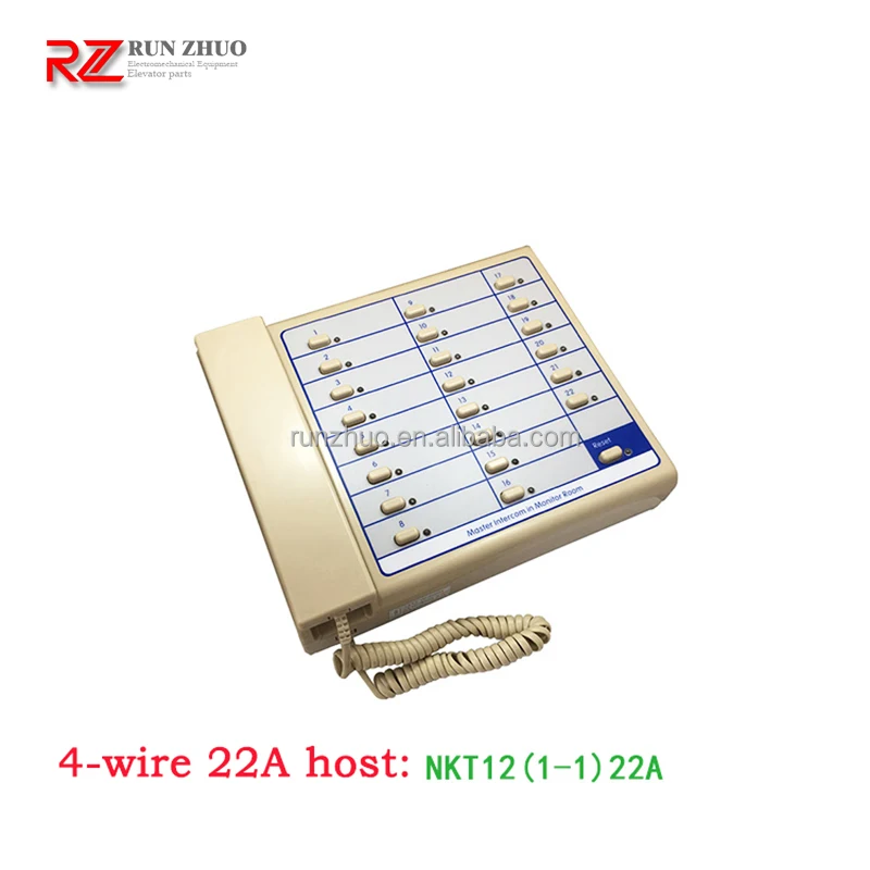Elevator Intercom Elevator Monitor Room Intercom Nkt12(1-1) 2a 4a 6a ...