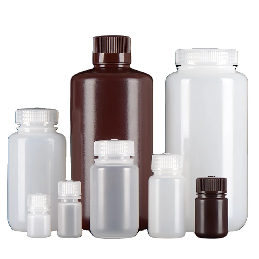 Hdpe Plastic Wide Mouth Liquid Chemical Reagent Bottle For Lab - Buy ...
