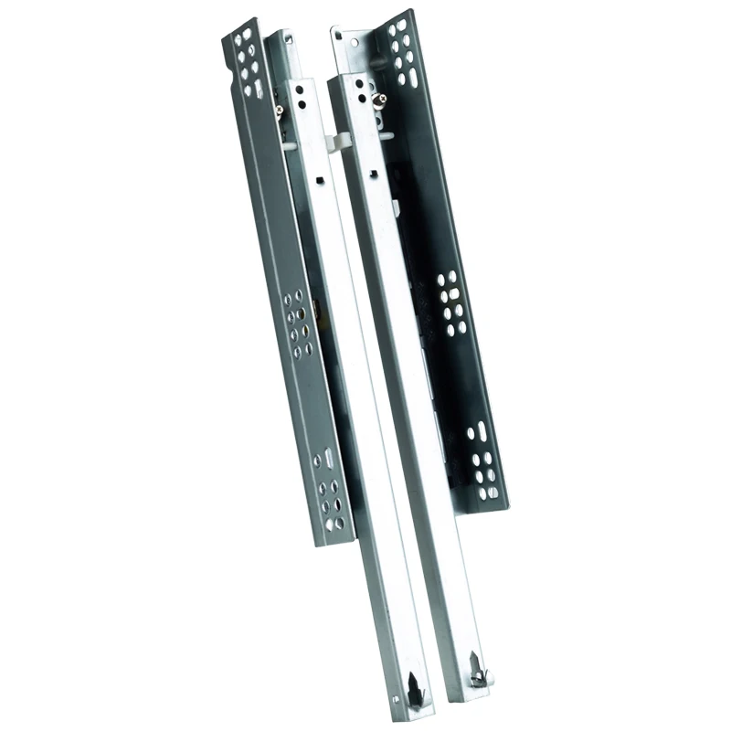 2 fold heavy duty undermount drawer slide soft close push to open ...