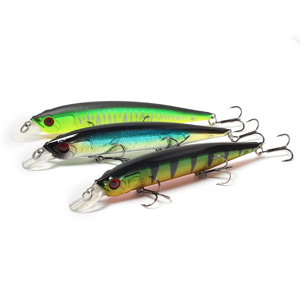 15g Fishing Minnows Hard Lure Freshwater Jerkbait Floating Minnow Lures ...