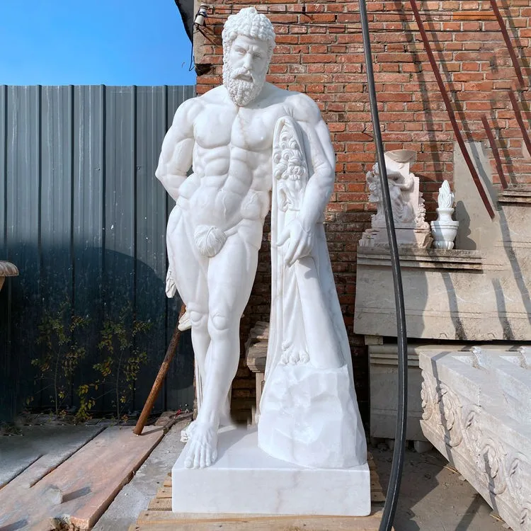 Custom 3D Hand Carved Marble Greek Sculpture | Life Size Polycleitus ...