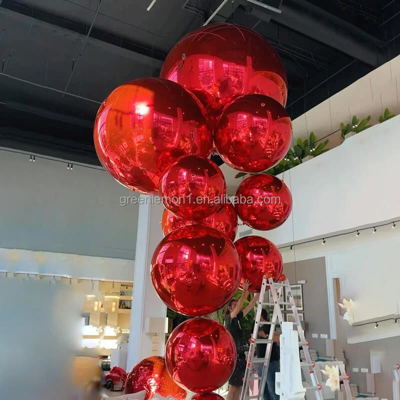 Decoration Inflatable Mirror Ball Mirror Balloon Giant Mirror Sphere ...