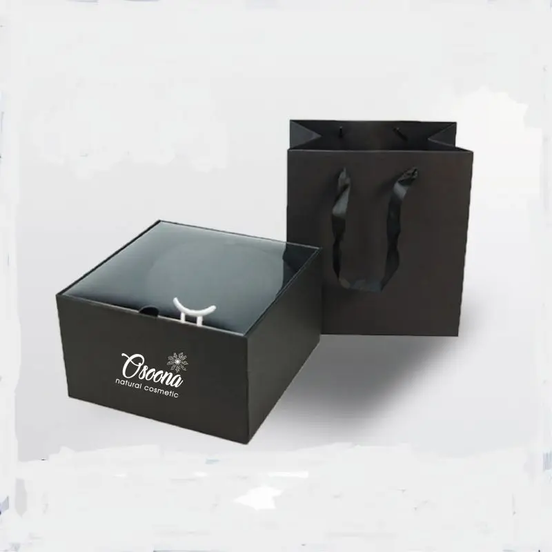 Custom Black Matte Snapback Hat Gift Packing Boxes Free Sample Shipping ...