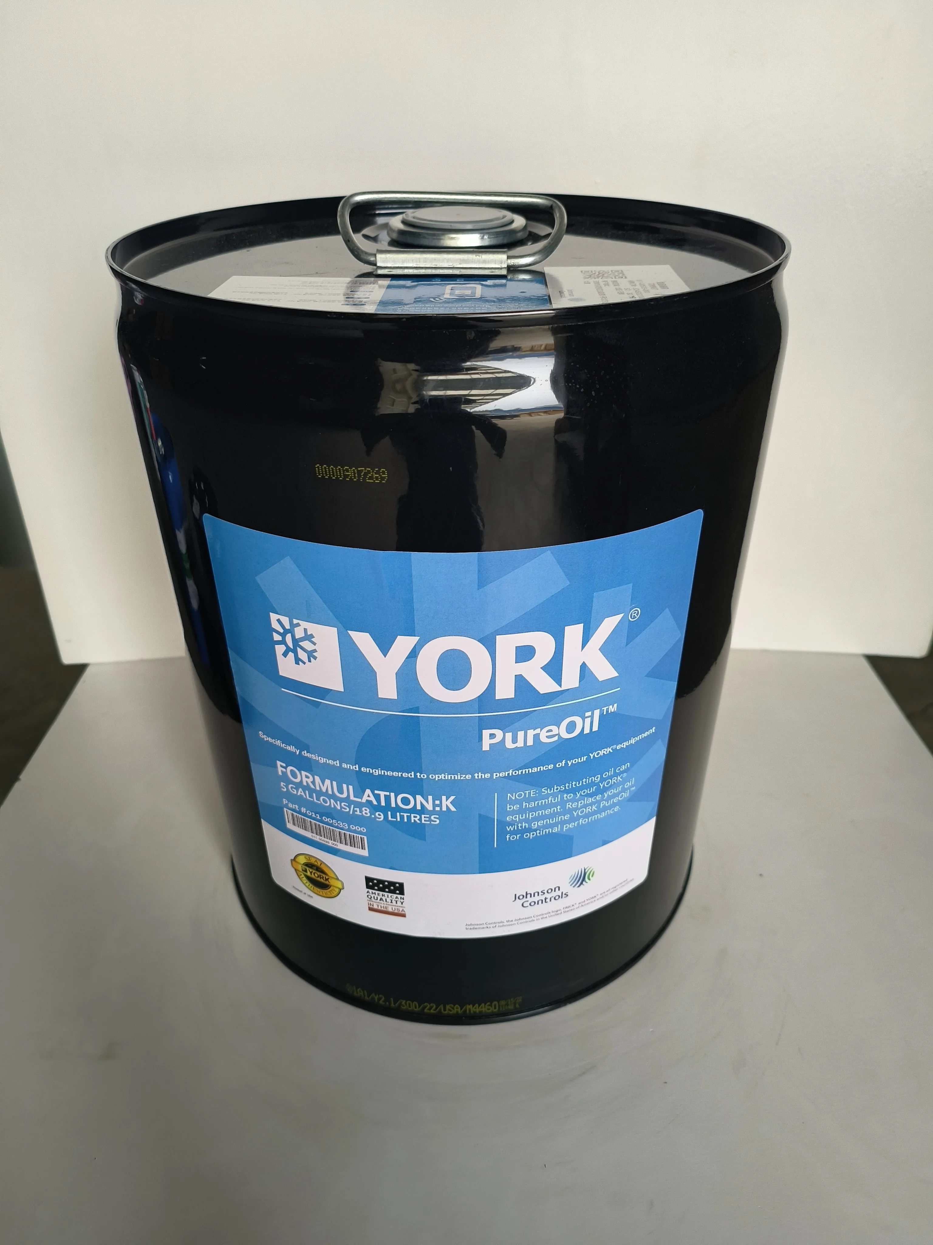 York K Oil R134a Special Refrigerated Oil For Centrifuge Central Air ...