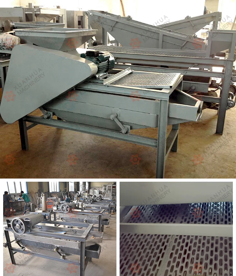 Palm Kernel And Shell Almond Kernel Cracking And Separator Palm Nut ...