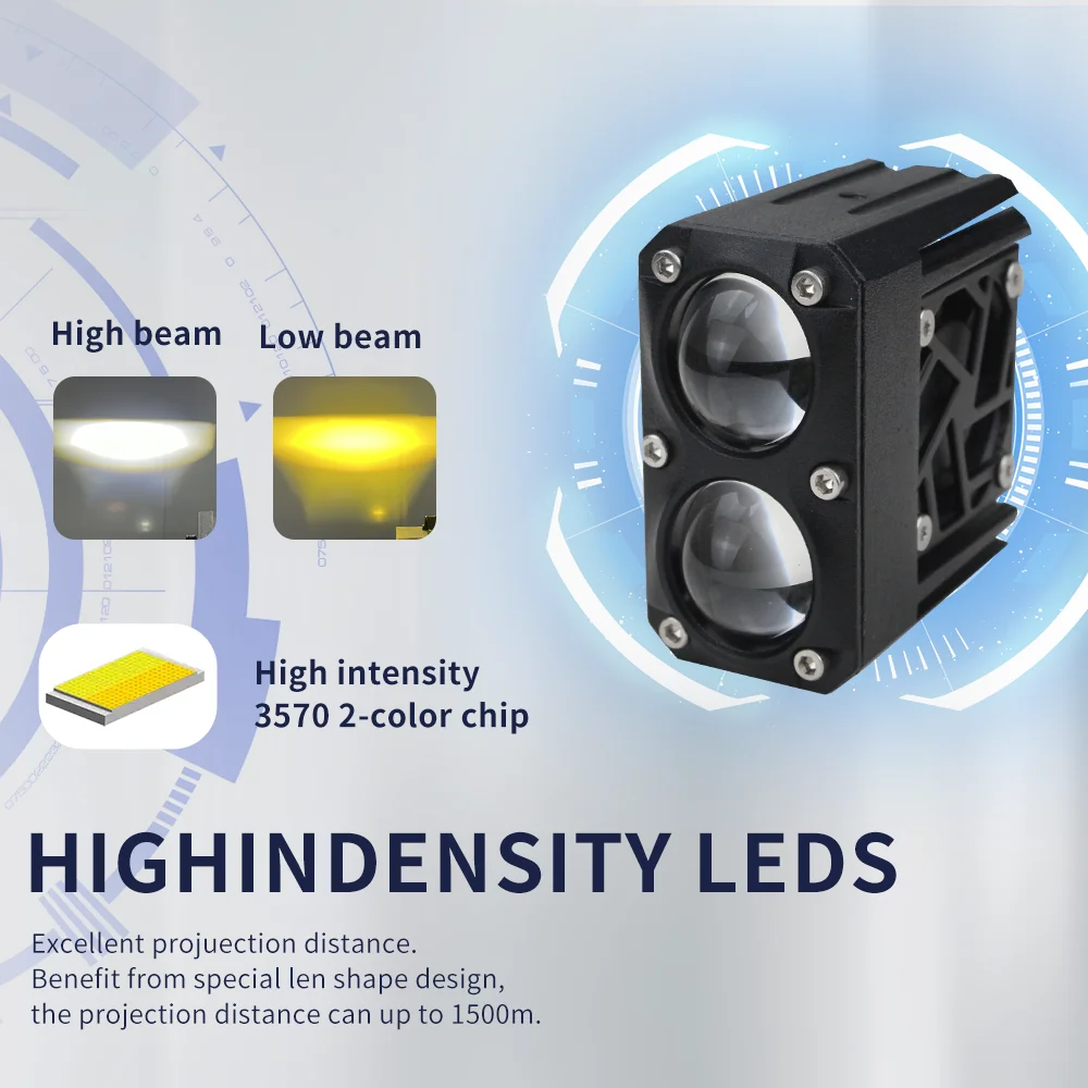 Factory LED Spotlight Vehicle Headlights Off-road Lighting Biled ...