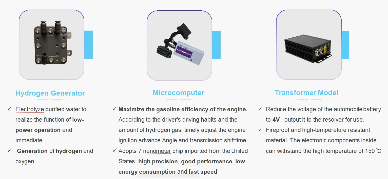 HHO Hydrogen Generator Car Kit - Fuel Saving & Emission Reduction