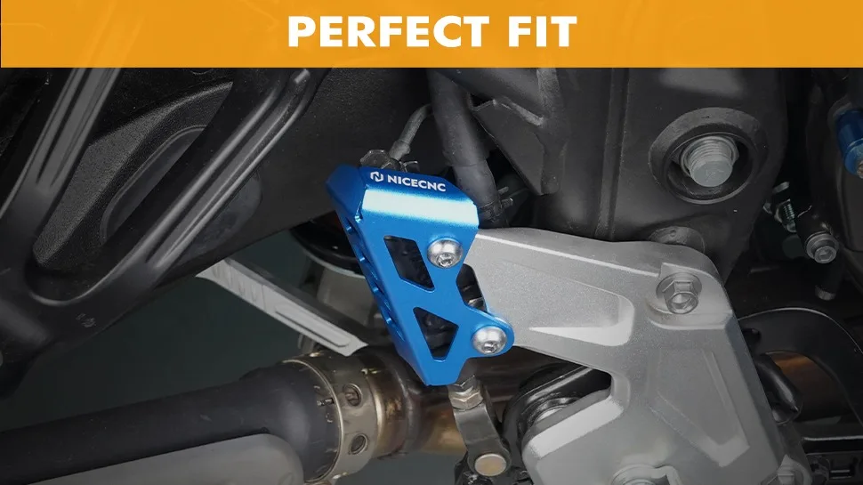 Nicecnc Rear Brake Pump Protector For Yamaha Xsr700 / Mt-07 2018 2019 ...