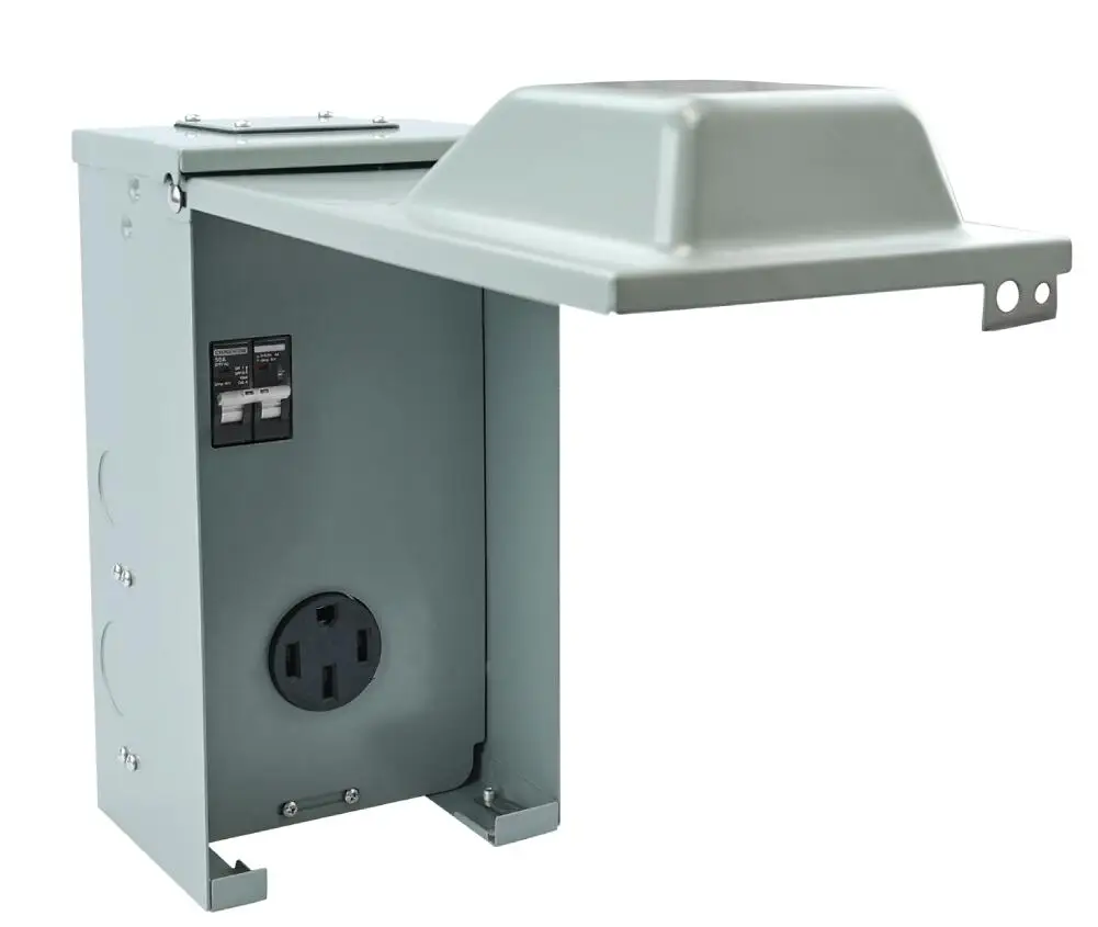 Waterproof 50 amp rv panel electrical panel CIRCUIT breaker Temporary ...