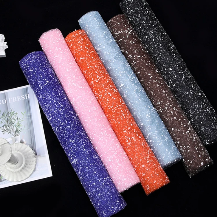 Korean Flower Bouquet Wrapping Papers - Polyester Mesh