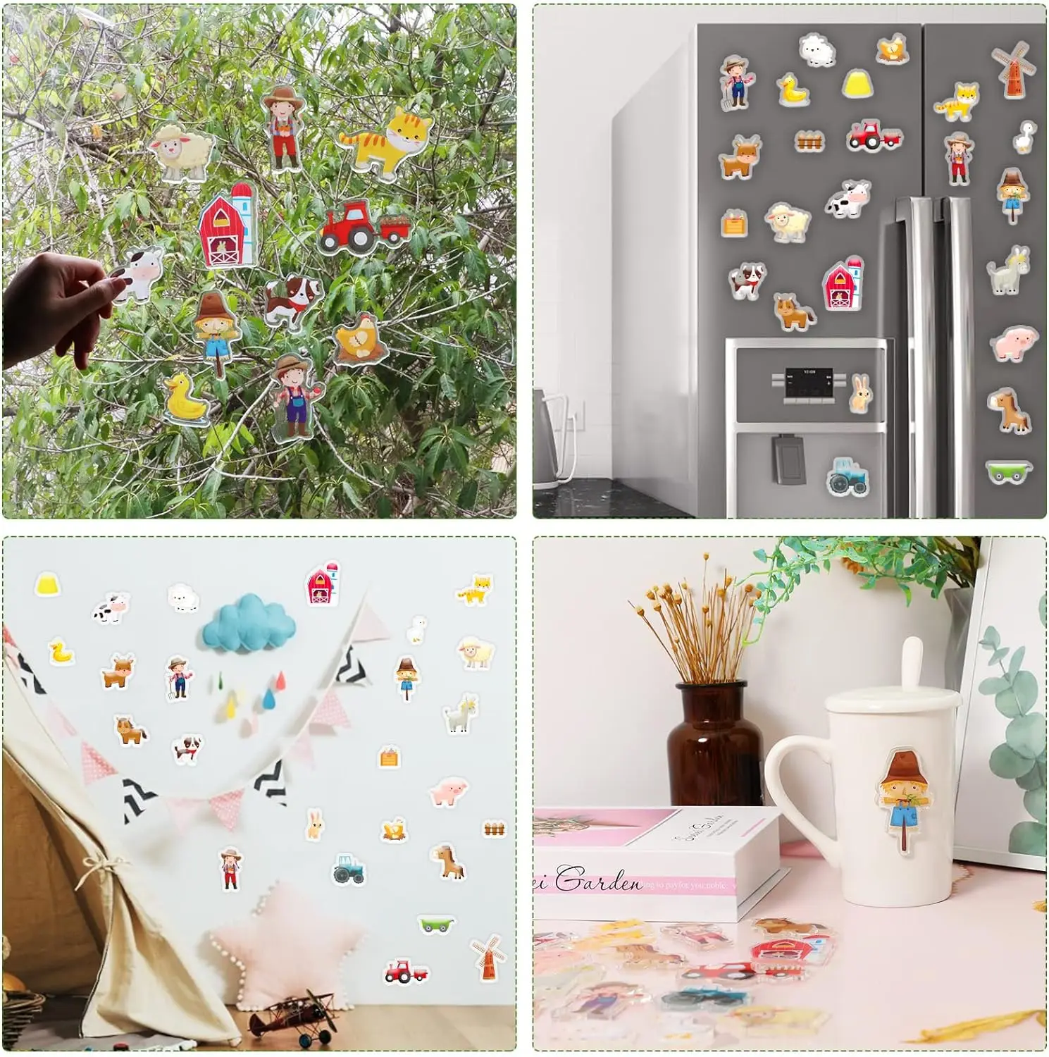 Wholesale Customized High Quality Gel Window Clings Jelly Window Cute ...