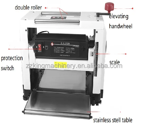 Industrial Heavy Duty Small Mini Wood Planer Thickness Machine for Wood ...