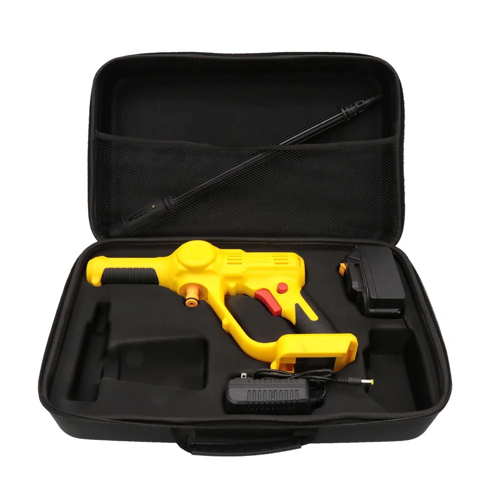 20v Car Washer Cordless Pressure Cleaner Gun Battery Water Jet Gun ...