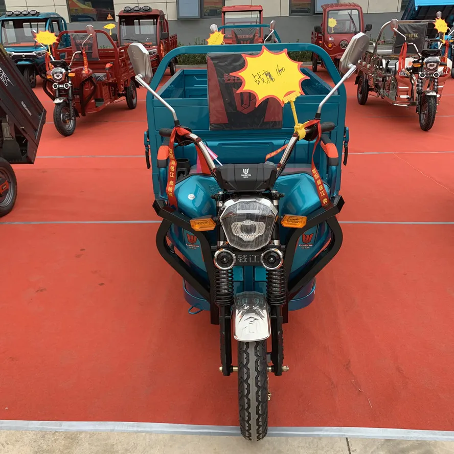 3-wheel Electric Dumper Tricycle For Adults 60v 1500w Cargo Tricycles ...