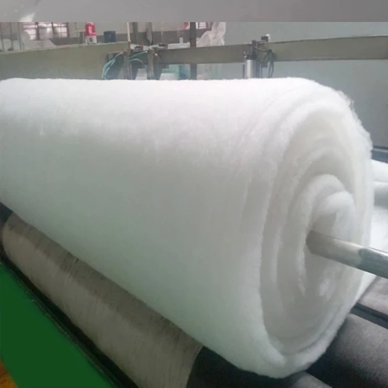 Eco-friendly Polyfill Textile Wadding Production Fiber Soft Non-woven ...