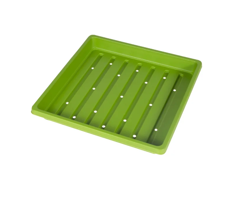 1020 Rectangular Seedling Tray With Hole Chinese Plastic Microgreen ...
