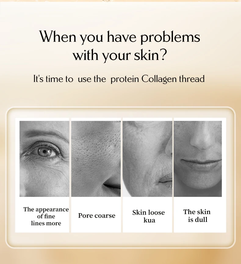 24k Gold Collagen Thread - Anti-Aging Face Lifting Essence